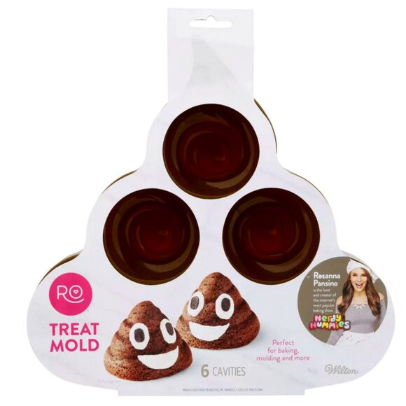 Wilton | Kitchen | Brand New Hard To Find Wilton Ro Silicone Poop Emoji ...
